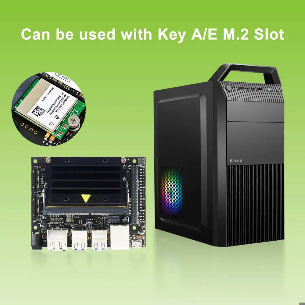 8822CE NGW dual-band network card M.2 for Jetson NANO/Xavier NX/TX2 NX/Orin NANO SUPER/Orin NX ...
