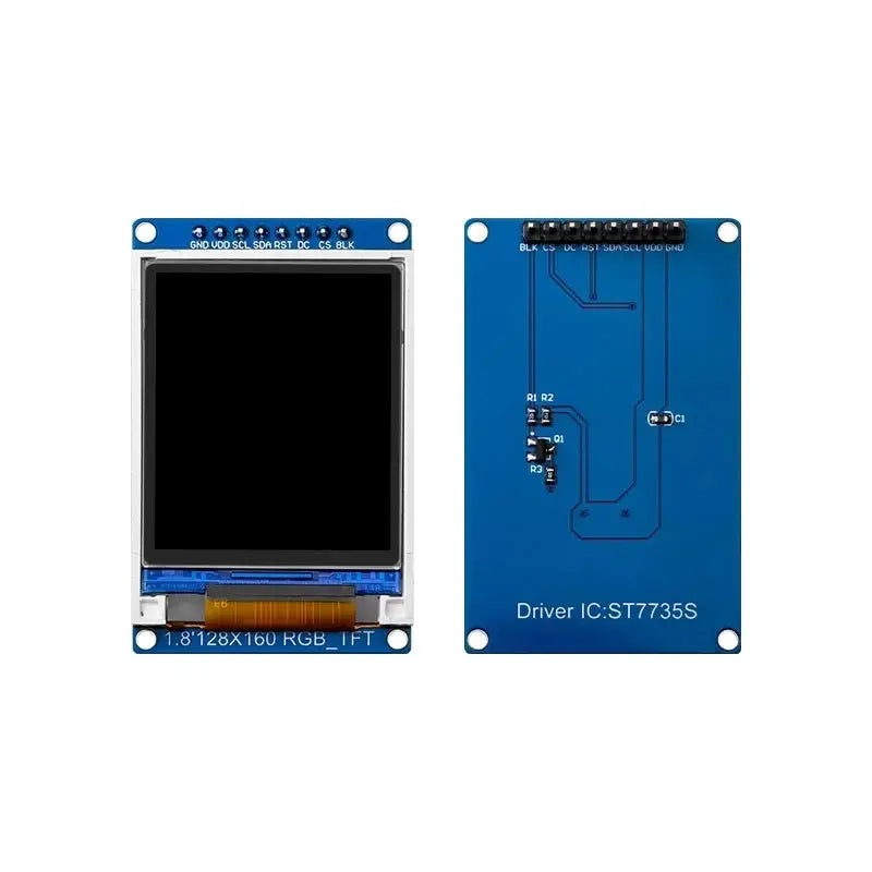 18 Inch Ips Display Spi Hd 65k Full Color Lcd Tft Module St7735s 128x160 Robotshop 