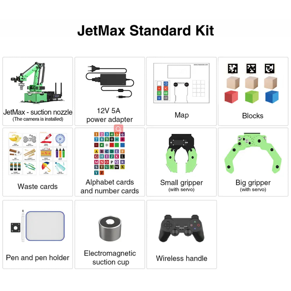 Hiwonder Jetmax Jetson Nano Robot Arm Ros Open Source Vision