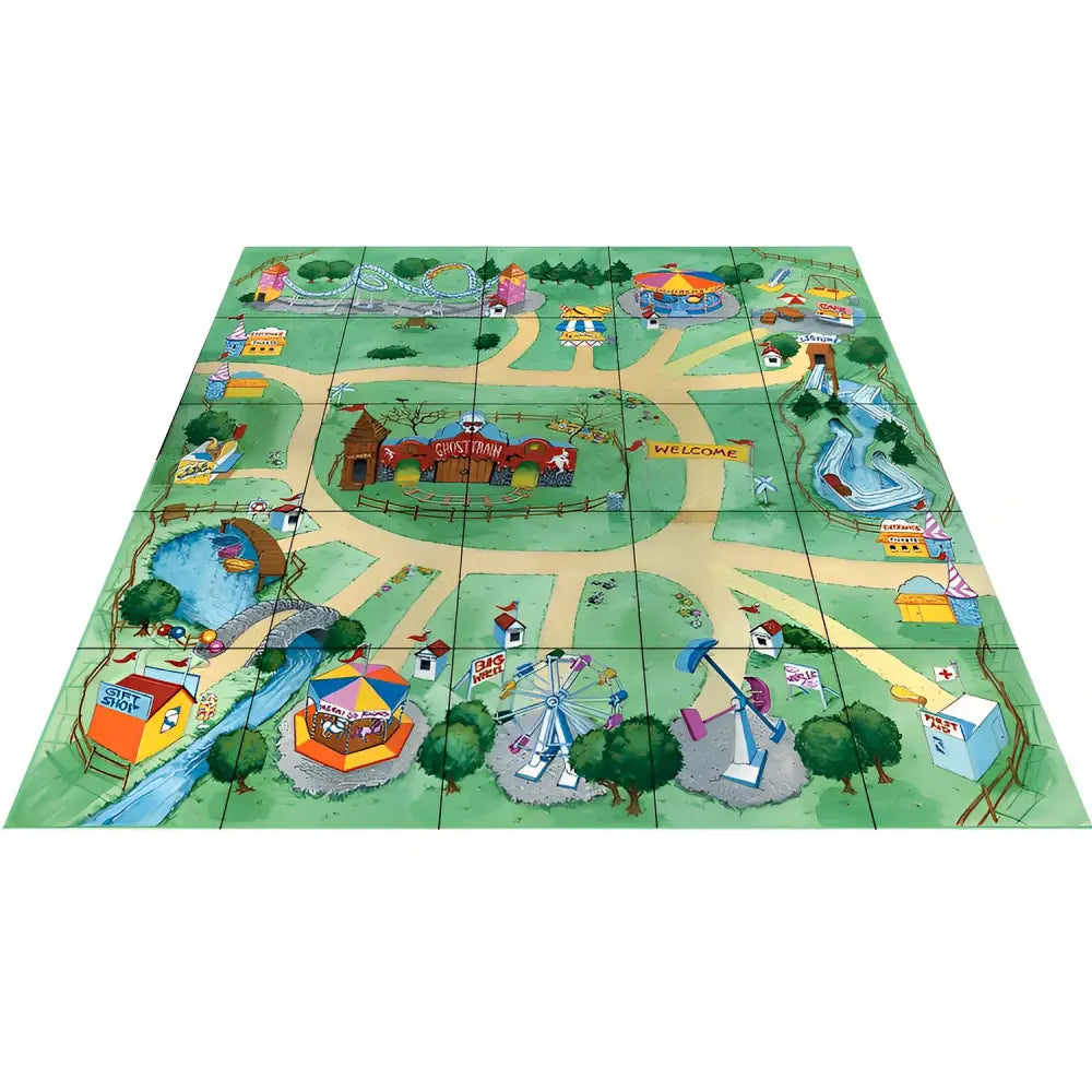 Amusement Park Mat For Oti Bot Loti Bot And Pro Bot Floor Robot Coding
