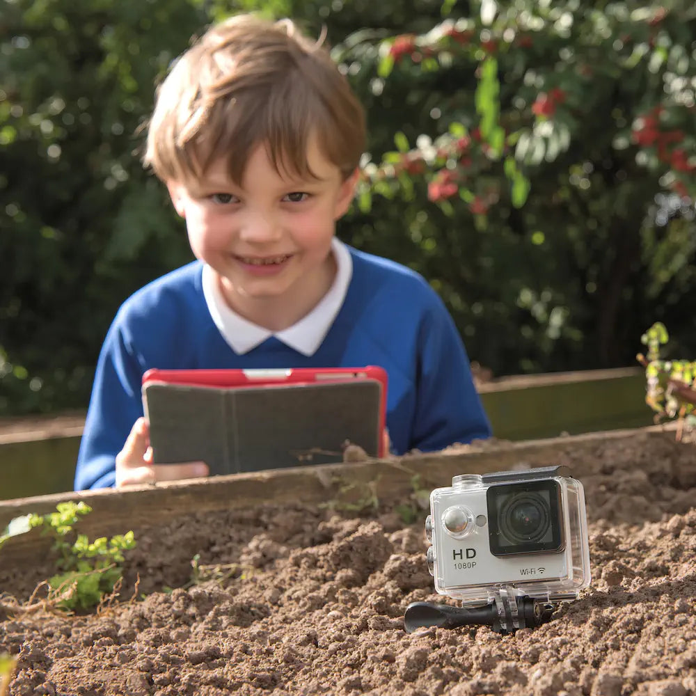 Tts Robot 4k Action Camera With Wifi For Rugged Robot Pro Bot And Ino Bot Coding Robot Cam