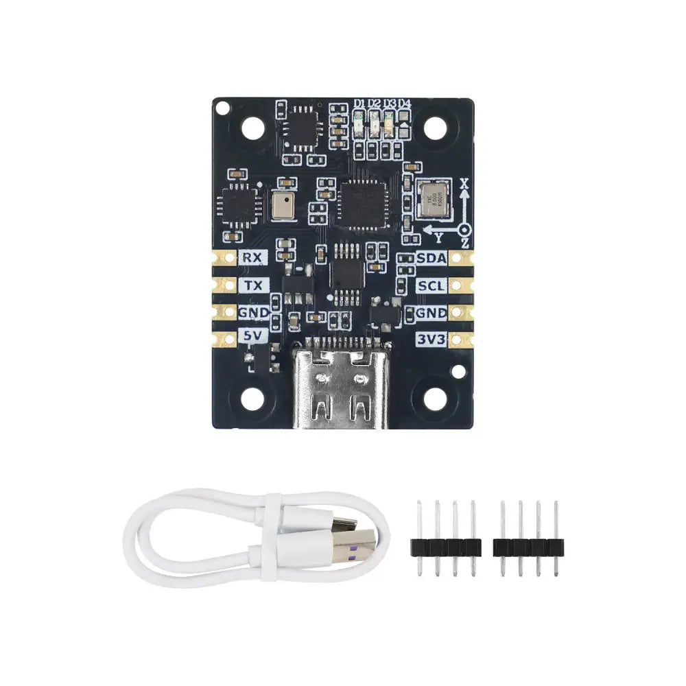 Yahboom IMU sensor module AHRS support ROS1 ROS2 for Jetson Raspberry Pi-10-axis IMU - RobotShop