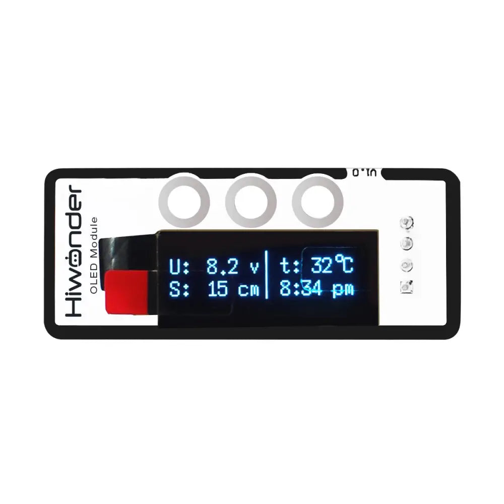 Hiwonder OLED Display Robot Sensor Compatible w/ Arduino - RobotShop