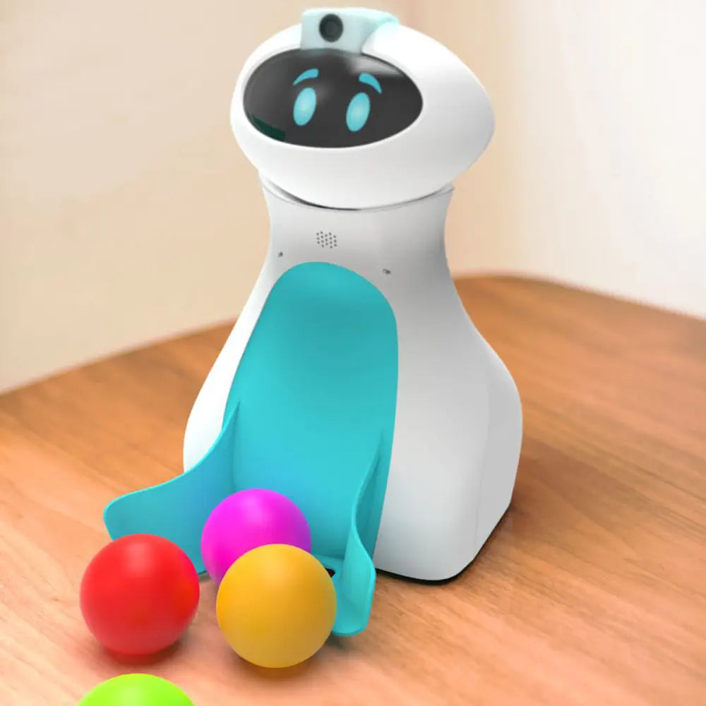 TTS Oti-Bot Coding Robot with 1 Pusher Tummy Bundle Pack, Educational STEAM Rechargeable Block ...