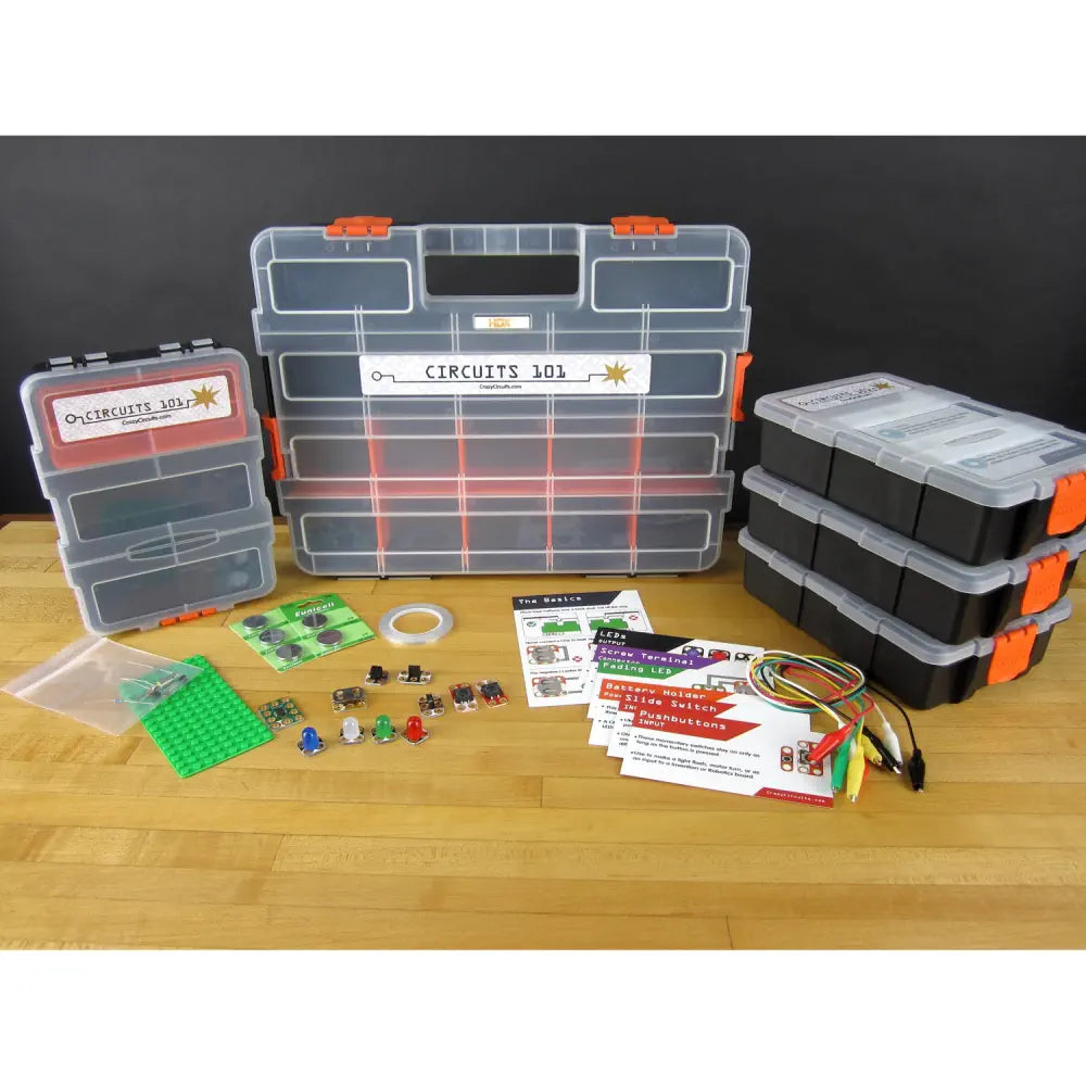 Crazy Circuits Classroom Set: Circuits 101 (10 Pack) - RobotShop
