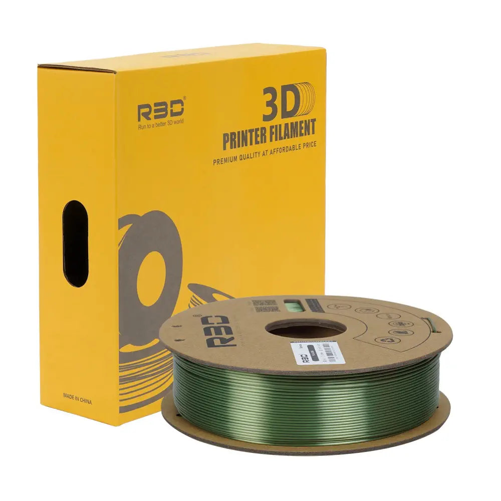 Bronze - R3D Silk PLA Filament 1.75mm 1kg Spool - RobotShop