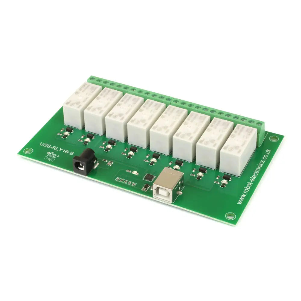 Devantech USB-RLY16-B - 8-Channel 16A USB Relay Module - RobotShop