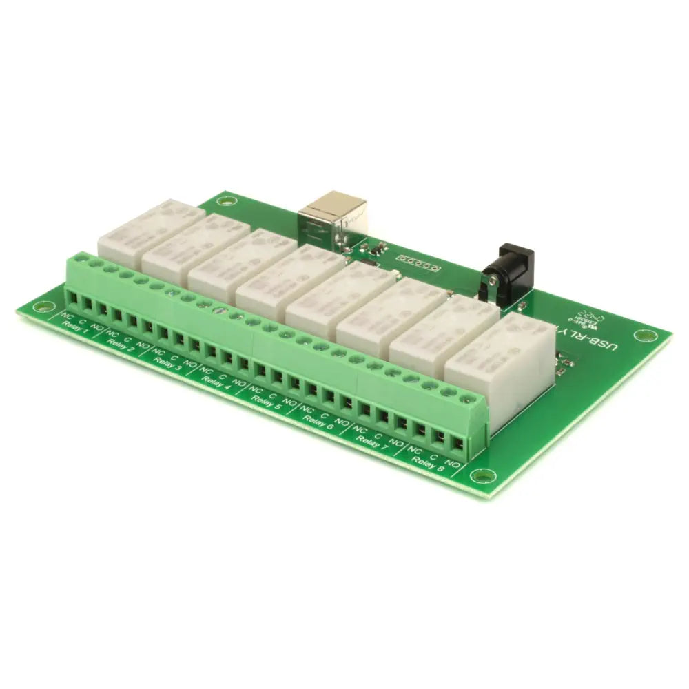 Devantech USB-RLY16-B - 8-Channel 16A USB Relay Module - RobotShop