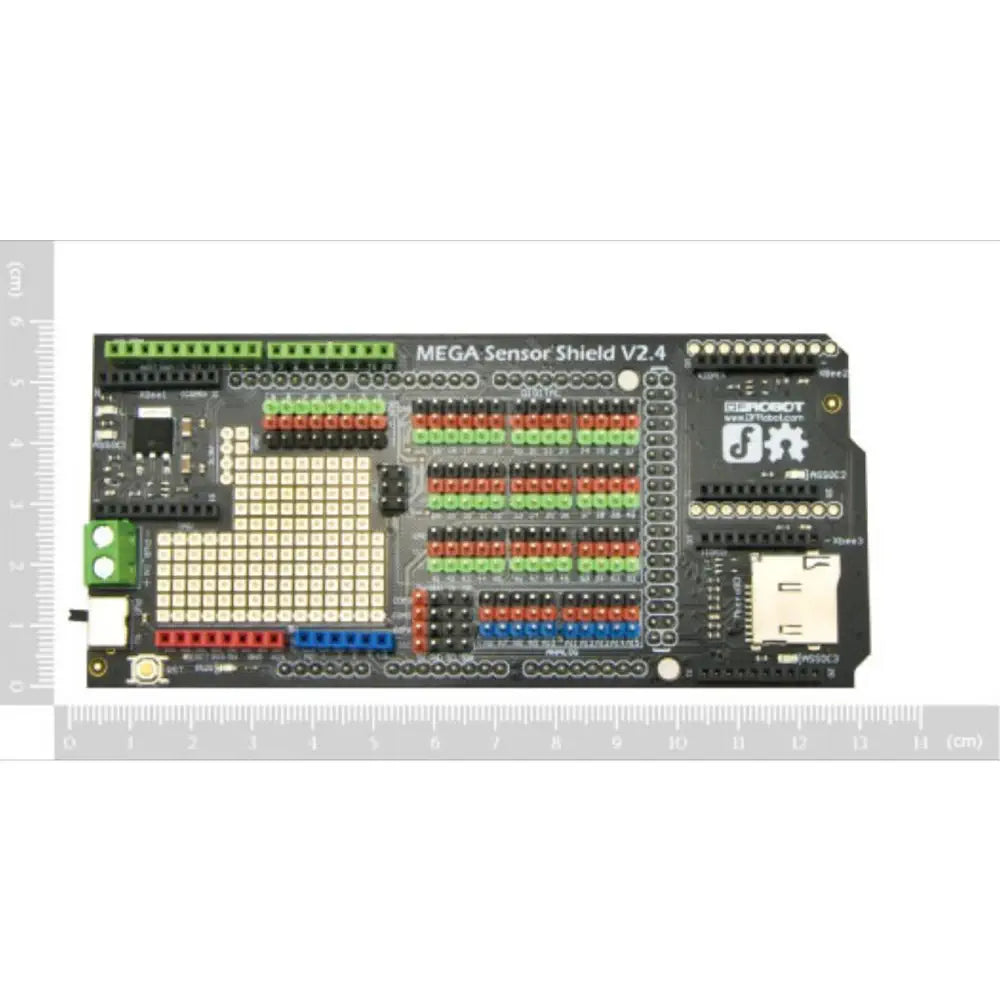 Dfrobot Mega Io Expansion Shield For Arduino Mega Robotshop