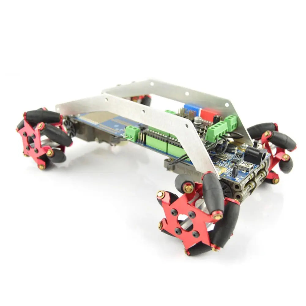 DFRobotShop Mecanum Rover 2.0 - Arduino Compatible Robot (Basic Kit) - RobotShop