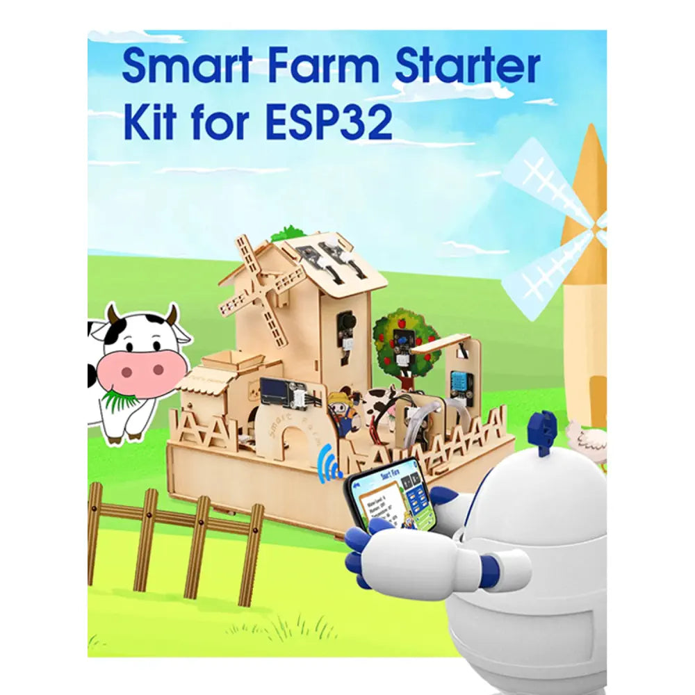 Acebott Qe002 Esp32 Smart Farm Iot Starter Kit Compatible W Arduino Ide Electronics Home