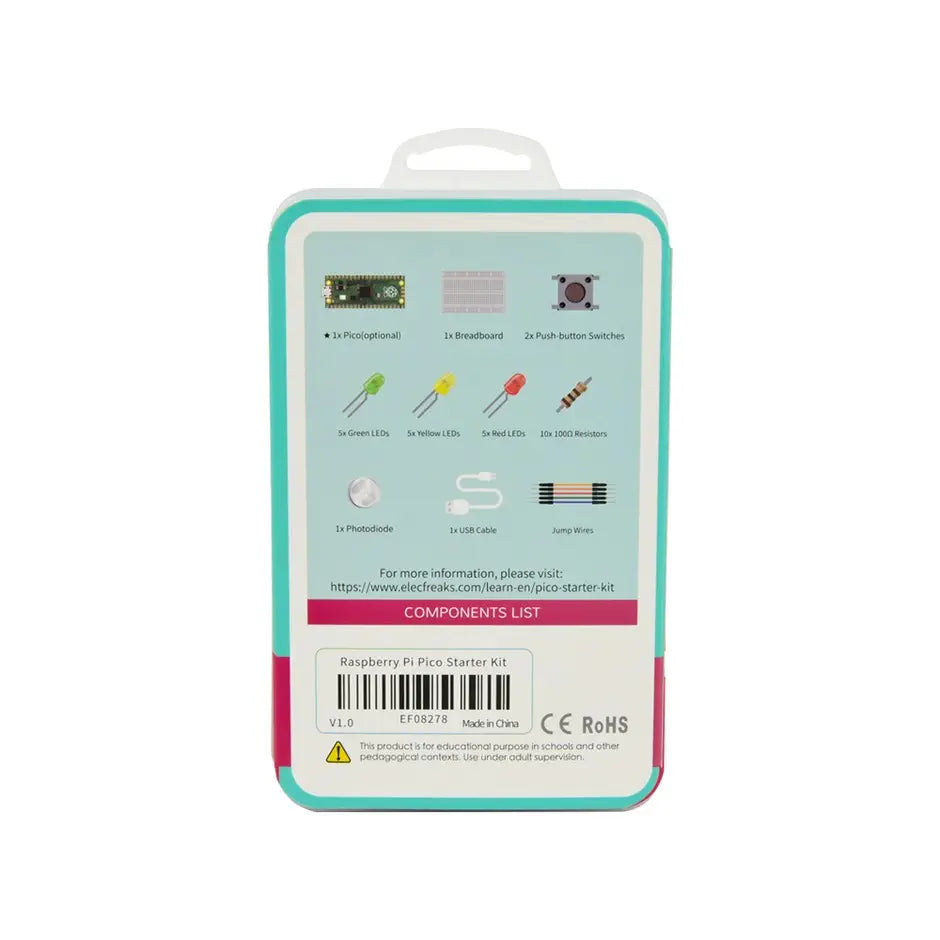 Elecfreaks Raspberry Pi Pico Starter Kit W Raspberry Pi Pico Board
