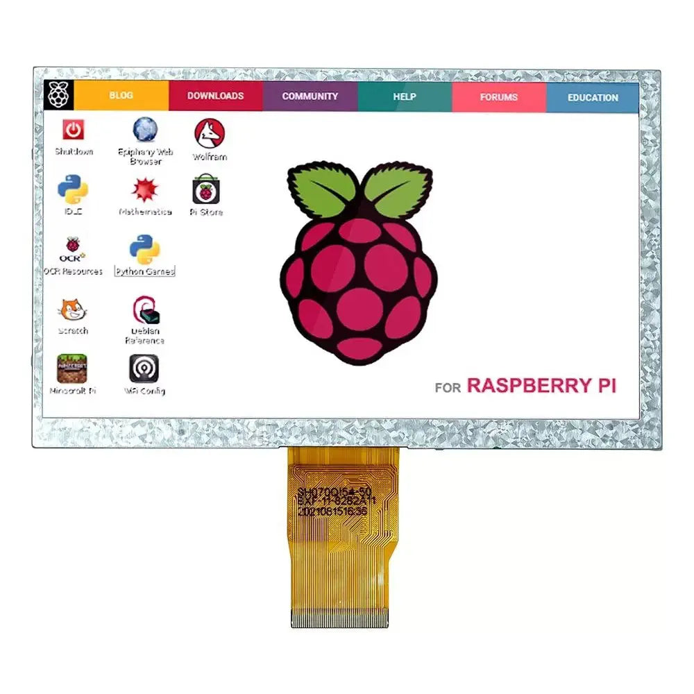 Elecrow 7-Inch 1024x600 TFT Display w/ Driver Board for RPi, Pcduino, Banana Pi - RobotShop