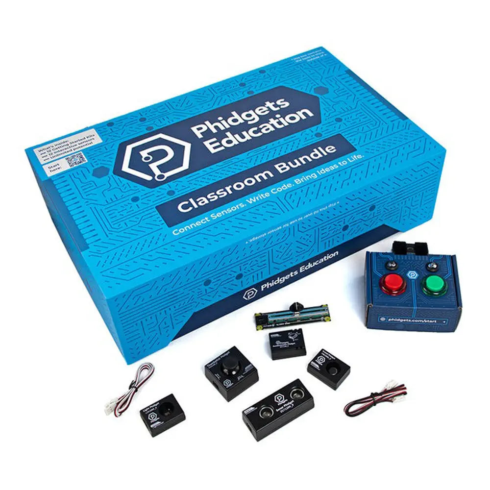 Getting Started Kit - Introduces Students to Phidgets (Classroom Bundle 12x) - RobotShop