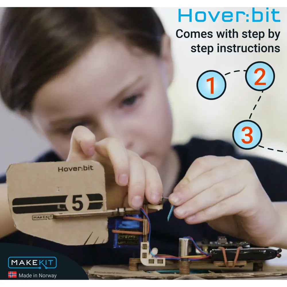 Hover:Bit v2 - micro:bit Compatible Hovercraft Kit w/ Remote (5-Pack) - RobotShop