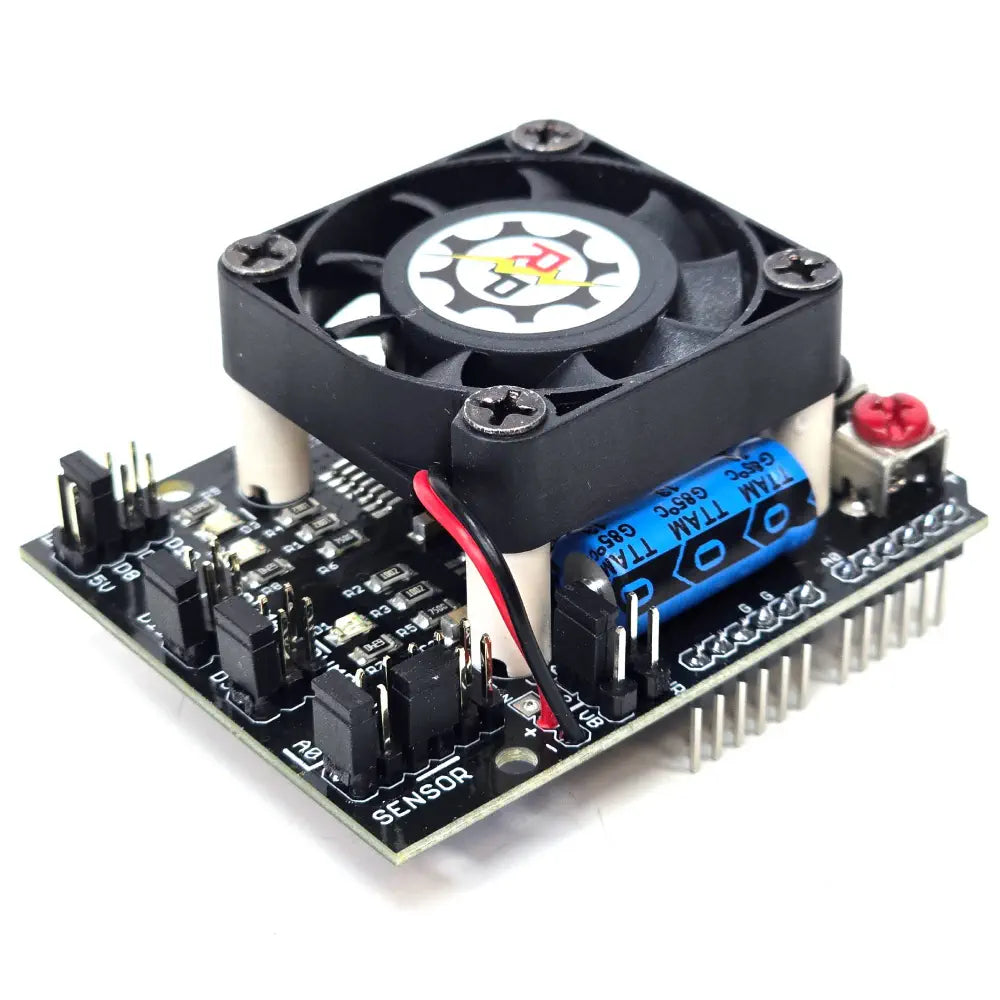 Robot Power MegaMoto GT Dual Channel H-Bridge Motor Controller for Arduino 35A, 6-35V - RobotShop