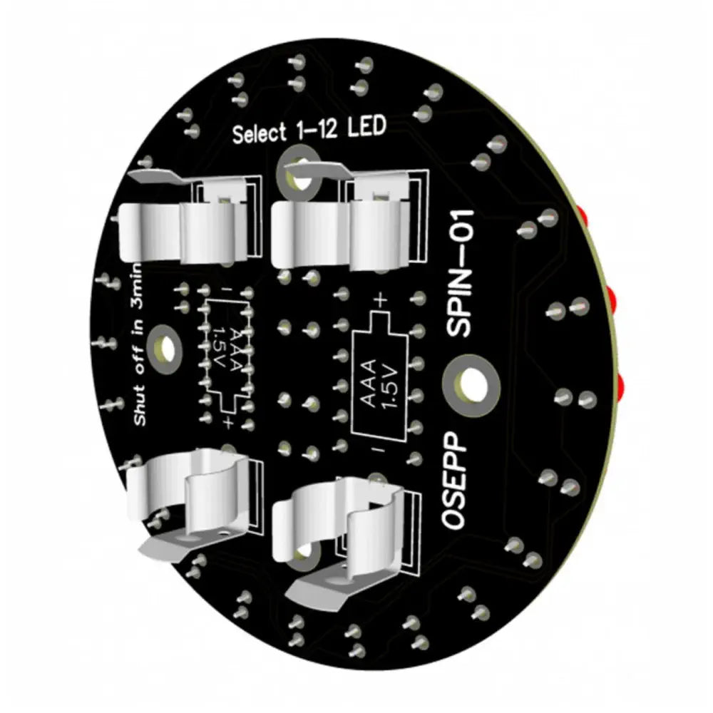 OSEPP Spinning Wheel DIY Solder Kit - RobotShop