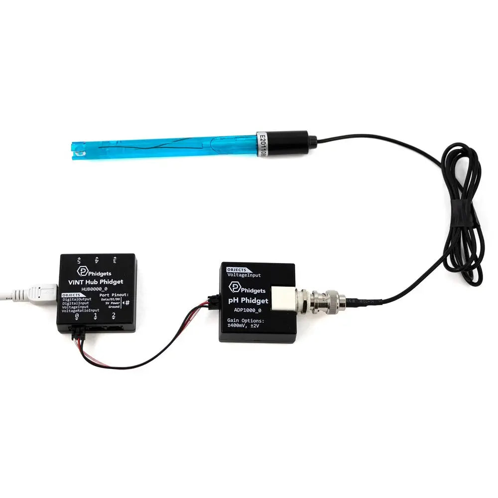 Phidget pH Kit - Measures Liquid pH - RobotShop