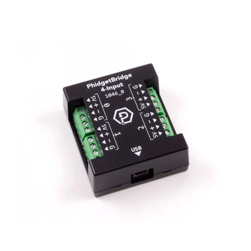 Phidgets PhidgetBridge Wheatstone Bridge Sensor Interface (w/ Enclosure) - RobotShop