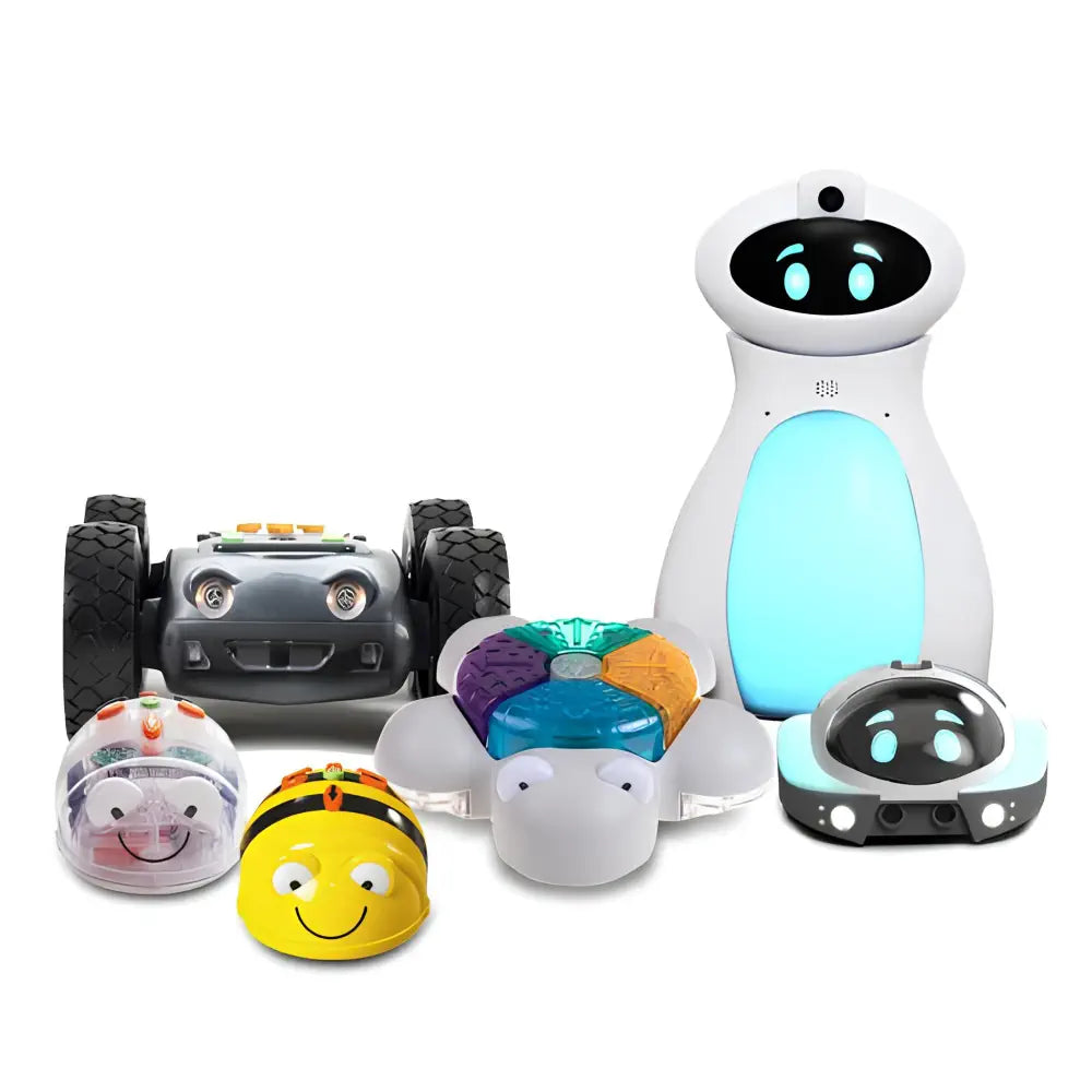 TTS Programming Journey Bundle - Coding Toy Robots Set - Glow & Go, Bee ...