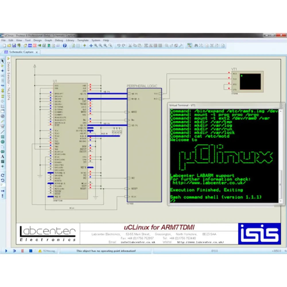 Proteus Vsm Software For Arm Cortex M3 Robotshop