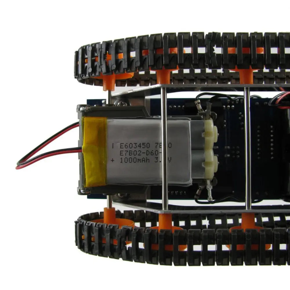 Dfrobotshop Rover V2 Arduino Compatible Tracked Robot Bluetooth Kit Robotshop