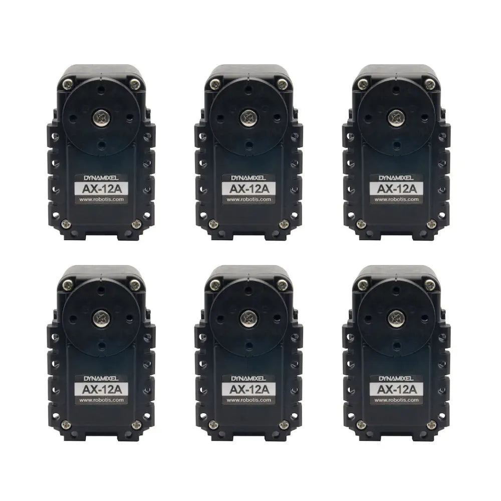 Robotis Dynamixel Ax 12a 6pcs Bulk Smart Servo Actuator Robotshop
