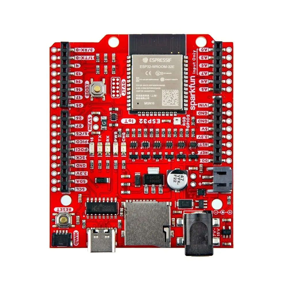 Sparkfun Iot Redboard Esp32 Micropython Development Board Robotshop