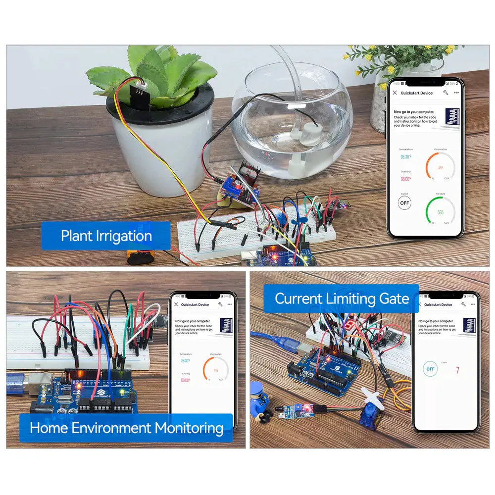 Sunfounder 3 In 1 Starter Kit For Arduino Uno Intermediate Level