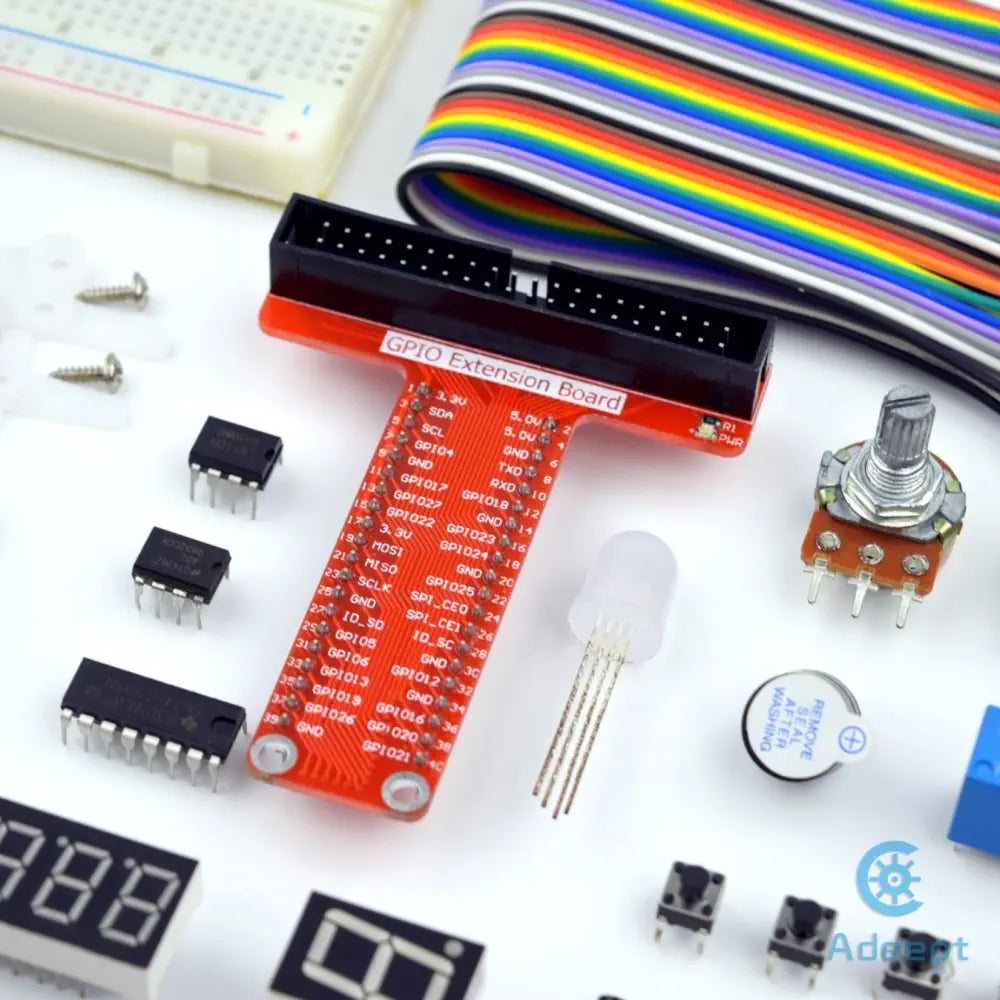 Adeept Ultrasonic Distance Sensor Starter Kit For Raspberry Pi Robotshop