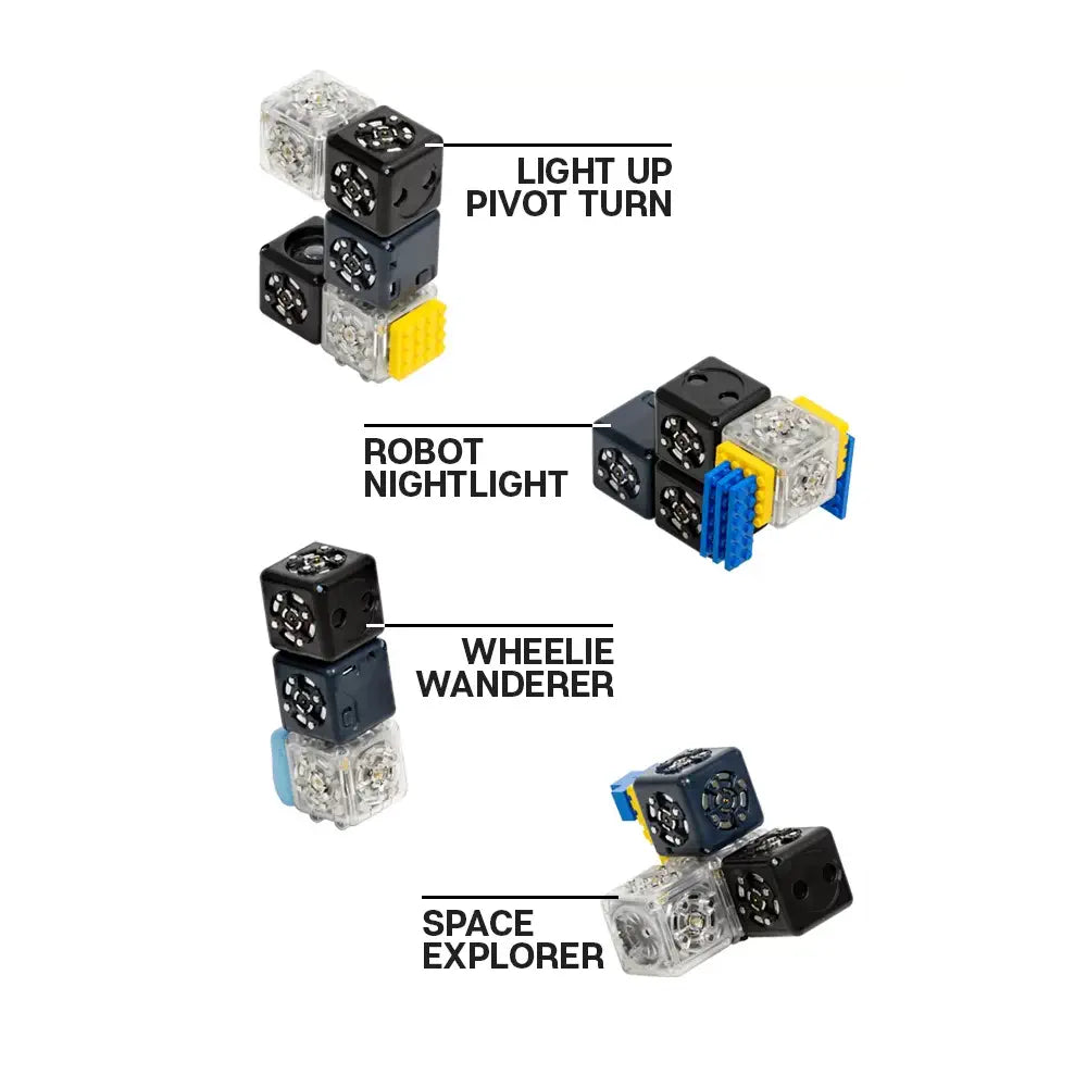 Modular Robotics Robot Blocks with 5 Robot Cubes - Cubelets Discovery ...
