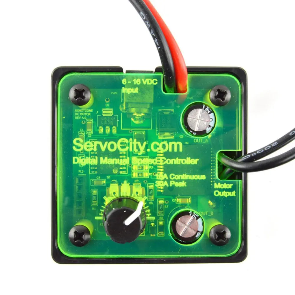 10A Manual Digital Speed Controller - RobotShop