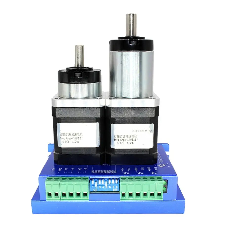 27:1 Ratio Nema 17 Stepper Motor with Planetary Gearbox w/ Bracket ...