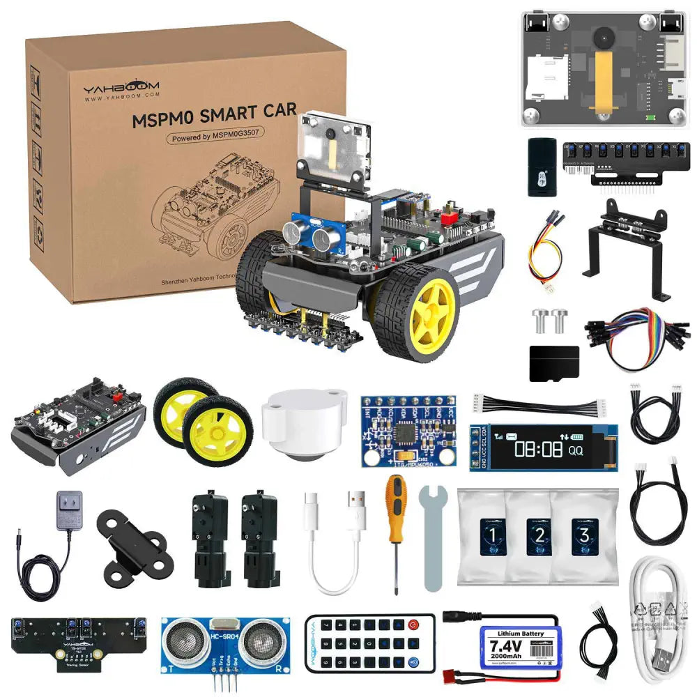 Yahboom MSPM0 smart robot car based on MSPM0G3507-K210 Superior Kit ...