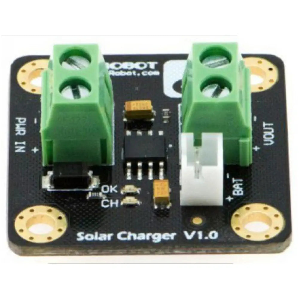 3.7V 500mA Solar LiPo Battery Charger - RobotShop