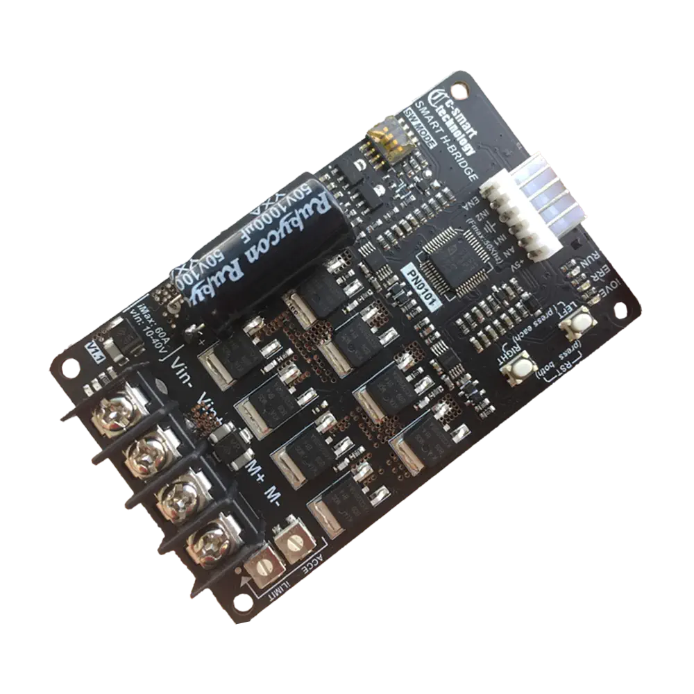 Smart H Bridge Driver Brushed Motor Controller w/ Speed Control, 8-40V ...