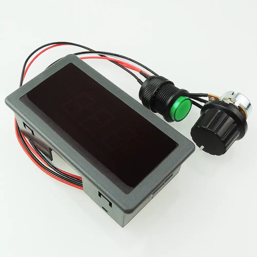 Digital PWM DC Motor Speed Controller w/ 0-100% Adjustable Display, 6V ...
