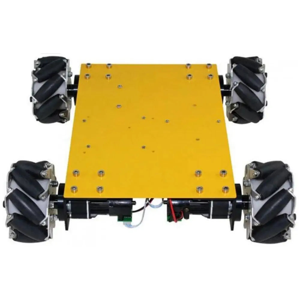 Châssis Robotique Basic à 4 Roues Motrices Mecanum Compatible Arduino