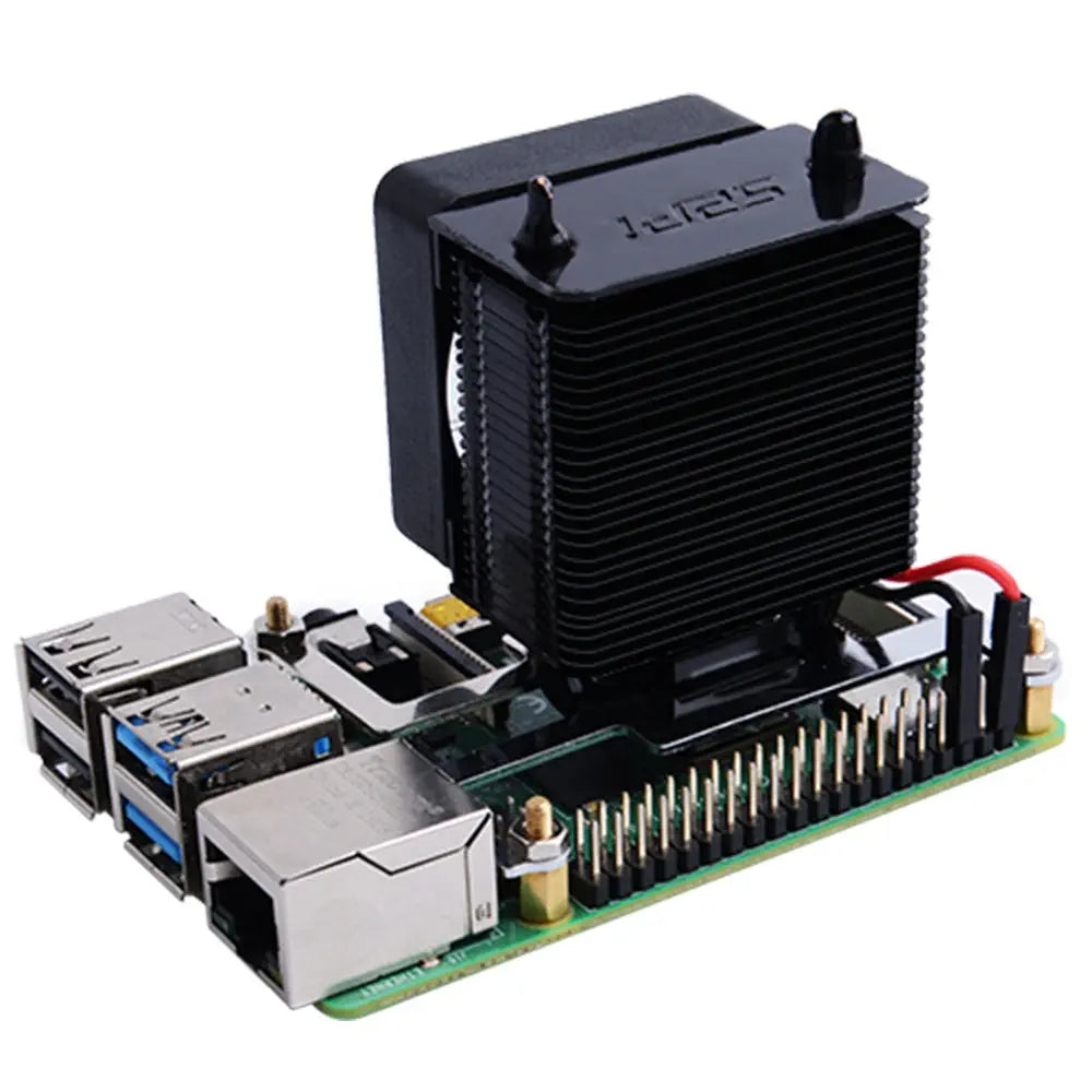 52Pi ICE Tower CPU Cooling System V2.0 for Raspberry Pi 4B/3B+ (Black ...