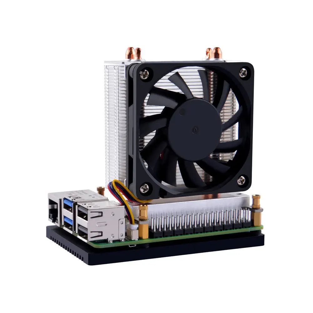 52Pi ICE Tower Plus Cooling System for Raspberry Pi 5 (Metallic ...