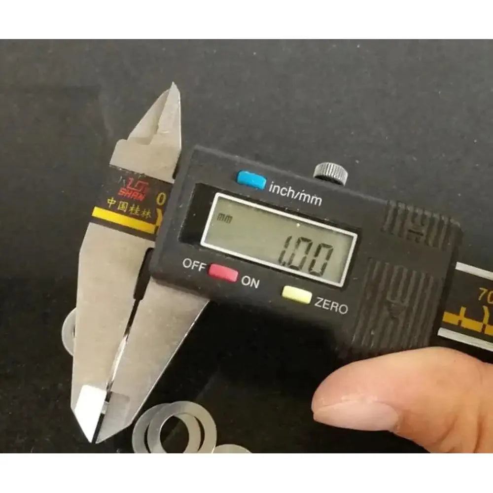 Stainless Steel 1mm M5 Bearing Shims - 10 Pack - RobotShop