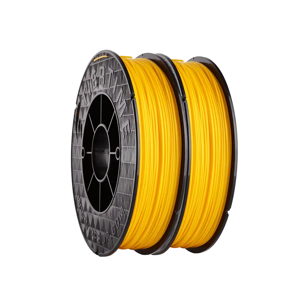 Tiertime UP Fila ABS, 1.75mm, 2 spools of 500g, Yellow Color - RobotShop