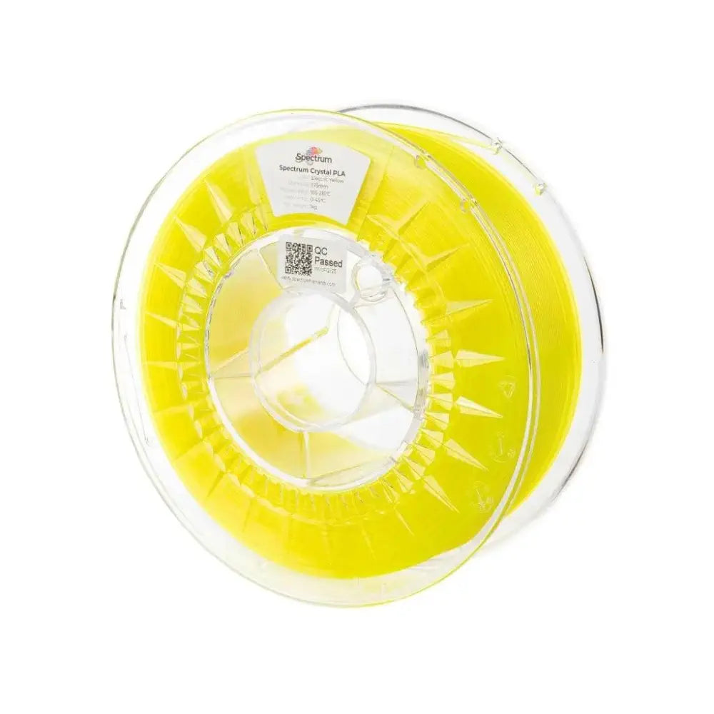 Spectrum Filaments PLA Crystal Filament, Electric Yellow, 1.75mm, 1kg ...