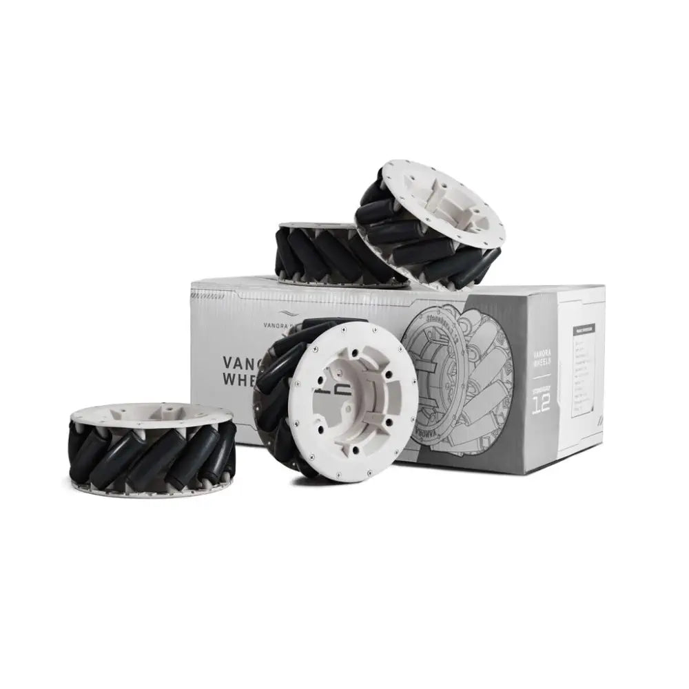 203 mm Heavy Duty Mecanum Wheels (2L+2R), 150kg Payload - Vanora Wheel ...