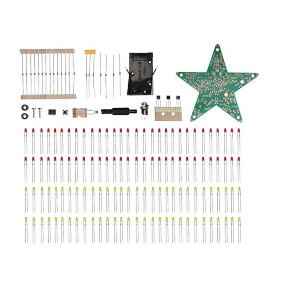 60-LED Multi-Effect Star Soldering Kit - RobotShop
