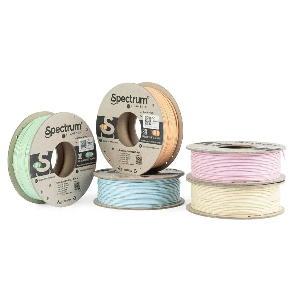 Spectrum PLA Pastello Filament Multi Pack - 1.75mm - 5 Colors - RobotShop
