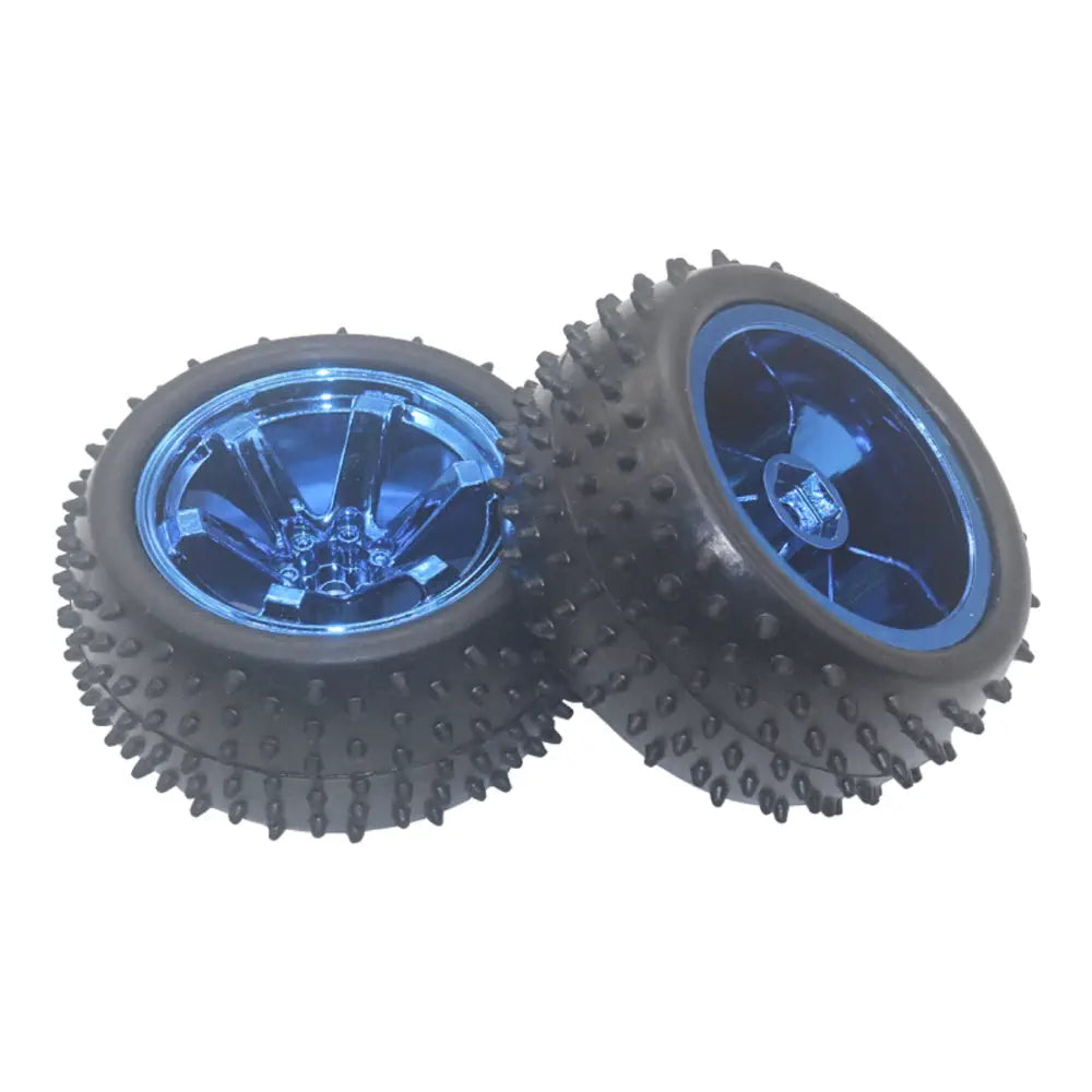 85D Rubber Wheels for Smart Vehicles & Robot (Pair) - RobotShop