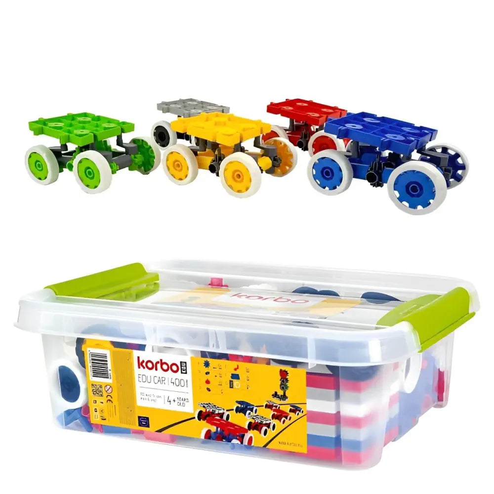 KORBO EDU CAR 400 STEAM Creative Blocks Build Vehicles Educational ...