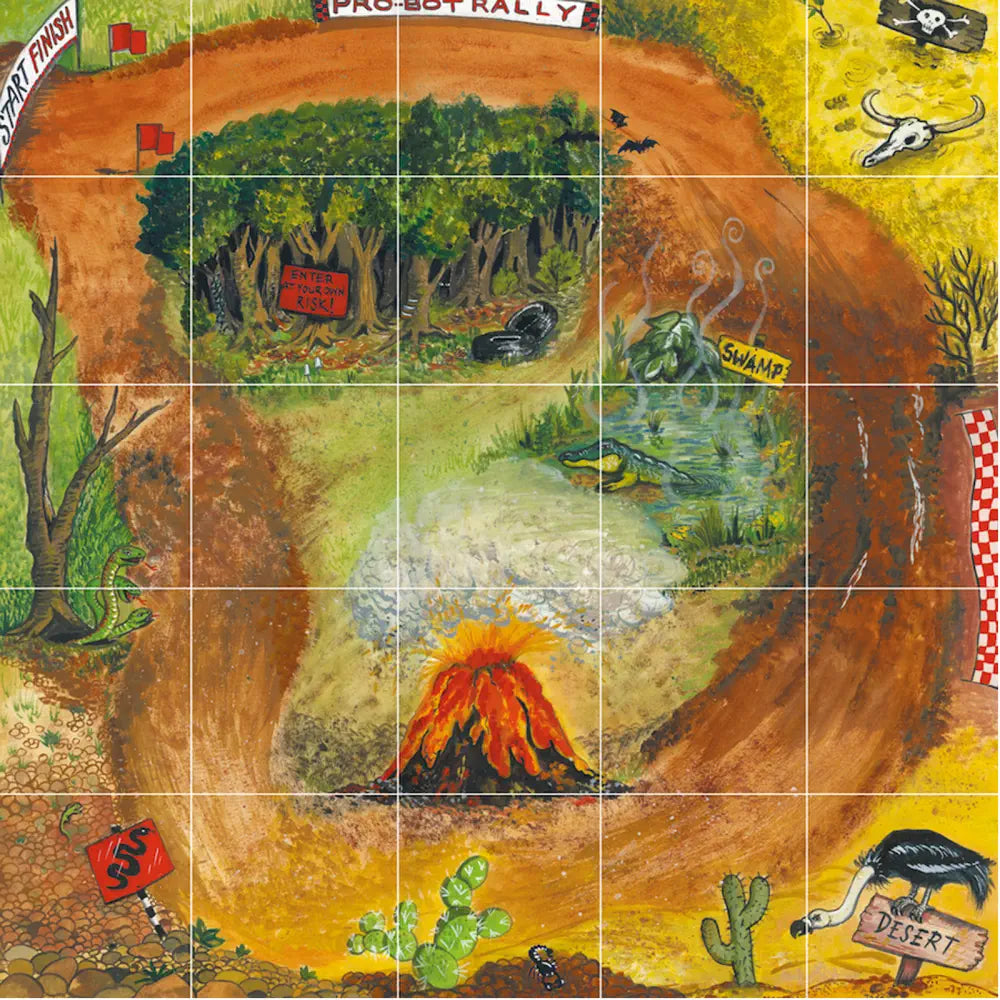 Rally STEM Robot Play Mat for Loti-Bot, Oti-Bot| Perfect STEM Gift for ...