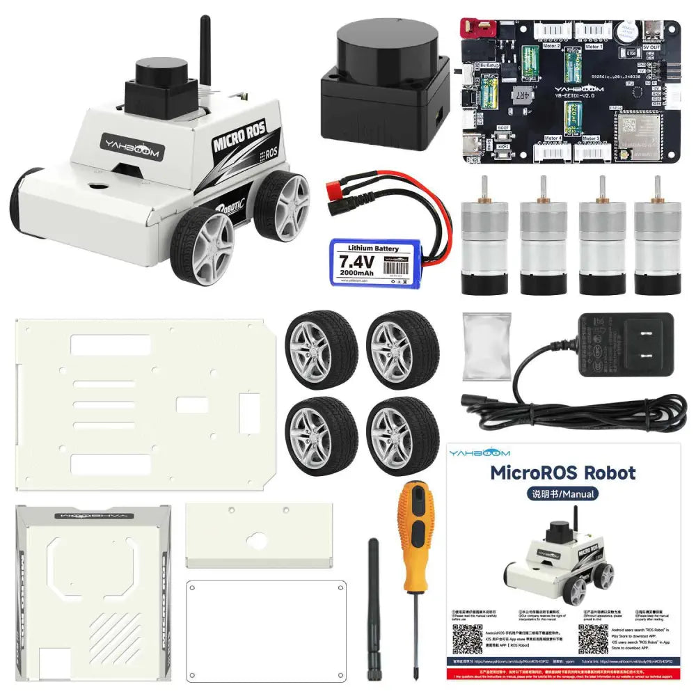 Yahboom ESP32 MicroROS Robot Car Virtual Machine as controller ...